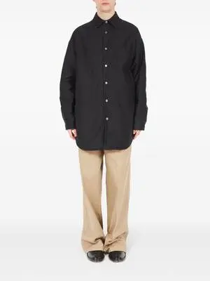 MAISON MARGIELA Long-sleeve Cotton Shirt - Black