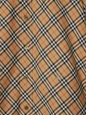 Burberry Check-pattern Cotton Shirt - Neutrals