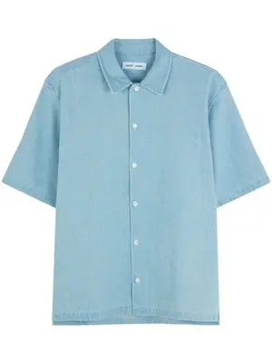 SAMSOE SAMSOE Short-sleeve Denim Shirt