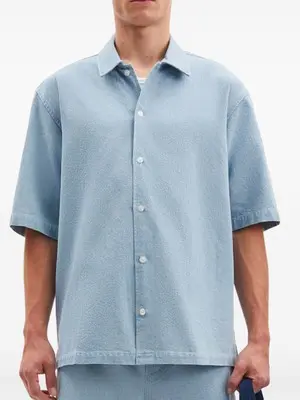 SAMSOE SAMSOE Short-sleeve Denim Shirt