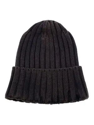Goen.j Ribbed Knit Beanie - Blue