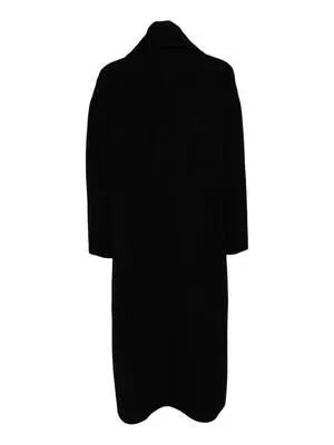 Goen.j Detachable-muffler Zip-up Coat - Black