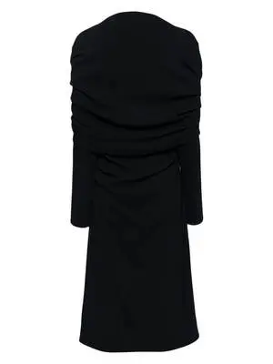 Goen.j Cape Knitted Dress - Blue