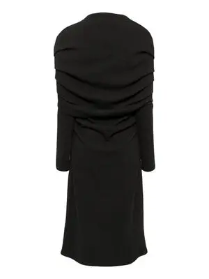 Goen.j Cape Knitted Dress - Grey