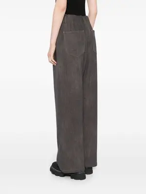 Goen.j Denim Wide-leg Pants - Black