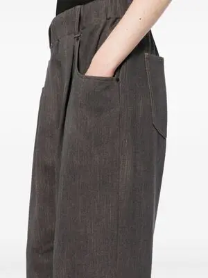 Goen.j Denim Wide-leg Pants - Black