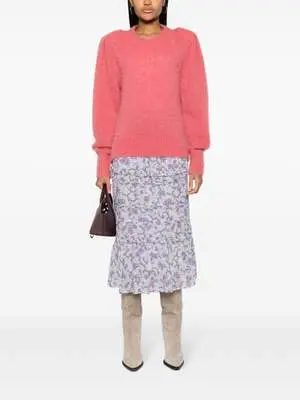 MARANT ETOILE Esmee Brushed Jumper - Pink