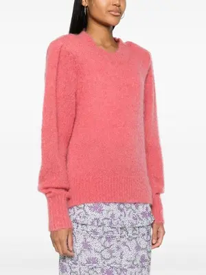 MARANT ETOILE Esmee Brushed Jumper - Pink