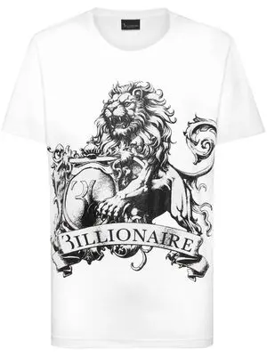 BILLIONAIRE Ss Logo-print Cotton T-shirt
