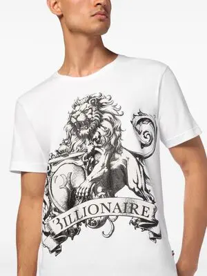 BILLIONAIRE Ss Logo-print Cotton T-shirt