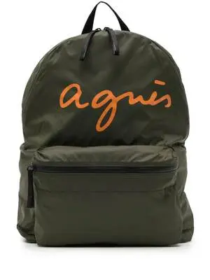 AGNÈS B. Logo-printed Backpack