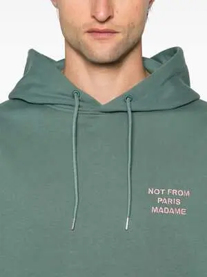 Drole De Monsieur Slogan-print Hoodie