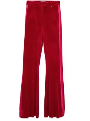 NISSA Flared Velvet Trousers