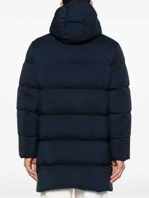 FAY Hooded Down Parka - Blue