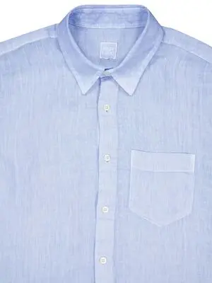 120% Lino Linen Shirt - Blue
