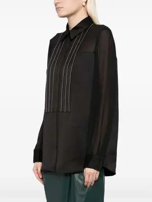 SIMONA CORSELLINI Rhinestone-embellished Shirt