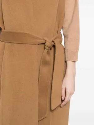SIMONA CORSELLINI Tie-fastening Wool Gilet