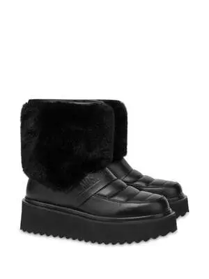 Moschino Logo-embossed Slip-on Boots