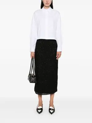Peserico Mesh Midi Skirt