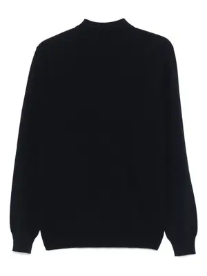 D4.0 Fine-knit Polo Shirt - Blue
