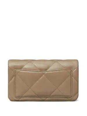 Tory Burch Kira Diamond-quilted Wallet-on-chain - Brown