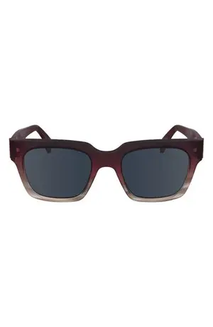 Paul Smith Kenley Rectangular Sunglasses - Burgundy/ Beige