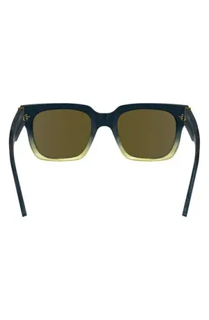 Paul Smith Kenley Rectangular Sunglasses - Petrol/ Sand