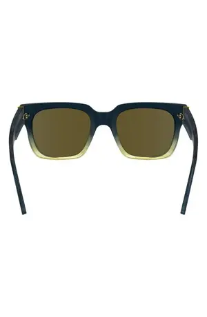Paul Smith Kenley Rectangular Sunglasses - Petrol/ Sand