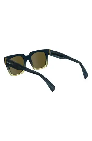 Paul Smith Kenley Rectangular Sunglasses - Petrol/ Sand