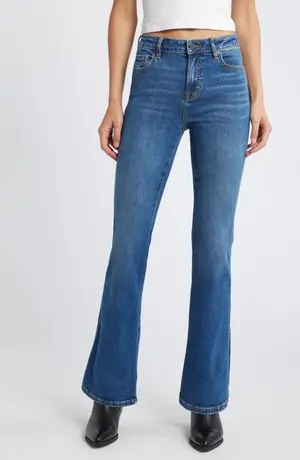 HIDDEN JEANS Side Slit Bootcut Jeans