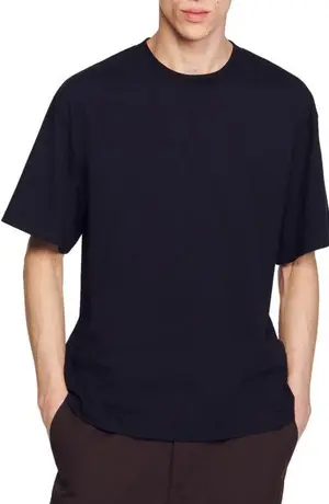 Sandro Oversized T-shirt - Black
