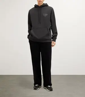 ALLSAINTS Redact Logo Hoodie - Black