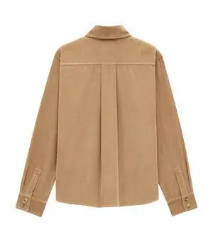 Saint Laurent Corduroy Overshirt - Brown