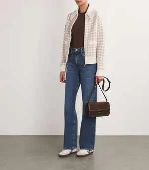 VEJA Leather Volley Sneakers - Beige