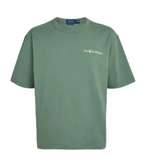 Polo Ralph Lauren Polo Ralph Lauren Cotton Crewneck T-Shirt With Embroidered Logo Green