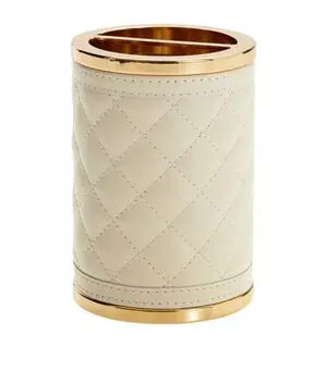 RIVIERE Quilted Toothbrush Holder
