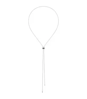 Boucheron Quatre White Gold And Diamond Tie Necklace