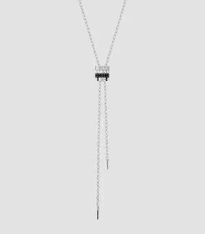 Boucheron Quatre White Gold And Diamond Tie Necklace