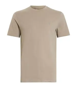 ALLSAINTS Organic Cotton Brace T-shirt Brown