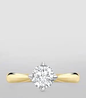 BOODLES Gold And Diamond Engagement Ring