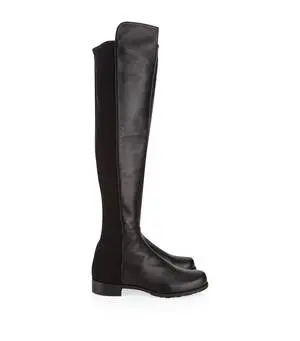 STUART WEITZMAN 5050 Leather Over-the-knee Boots - Black