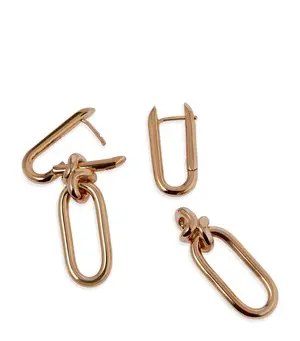 Annoushka Yellow Knuckle Classic Link Chain Earrings