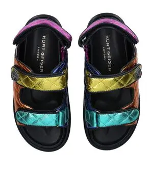 Kurt Geiger Quilted Orson Sandals