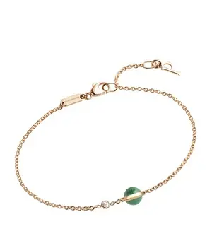 PIAGET Rose Gold, Diamond And Malachite Possession Bracelet - Green