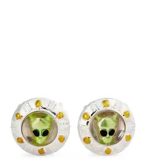 DEAKIN & FRANCIS Sterling Ufo Cufflinks