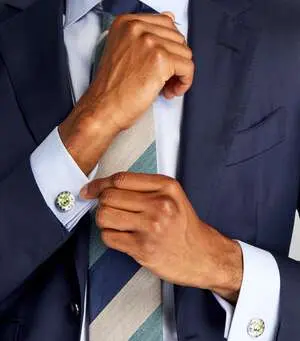 DEAKIN & FRANCIS Sterling Ufo Cufflinks