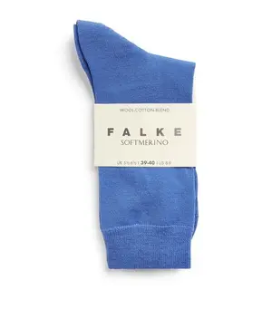 Falke Falke Softmerino Crew Socks Blue