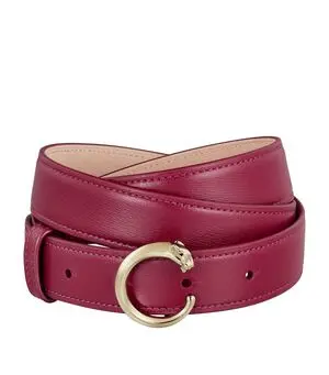 Cartier Cartier Panthère De Cartier Leather Belt Multi