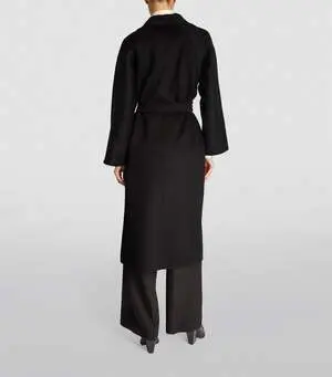 Max Mara Cashmere Ludmilla Wrap Coat - Black