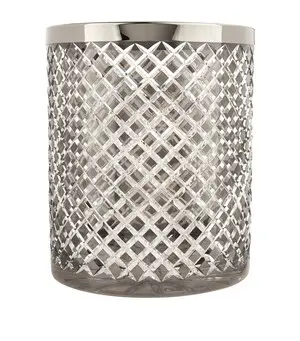 ZODIAC Bevelled Crystal Bin - Blue